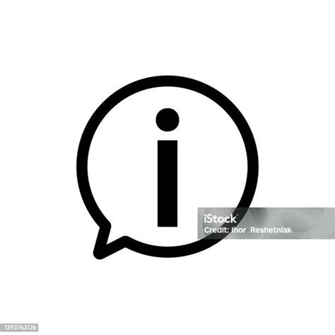 정보 아이콘입니다 정보 기호입니다 정보 픽토그램 정보 정보 도움말 및 관광객을위한 버튼 흰색 배경에 고립 된 그래픽 윤곽선 기호