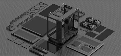 Asus Tuf Gaming Gt502 Asus Stellt Dual Chamber Gehäuse Vor Hardwareluxx
