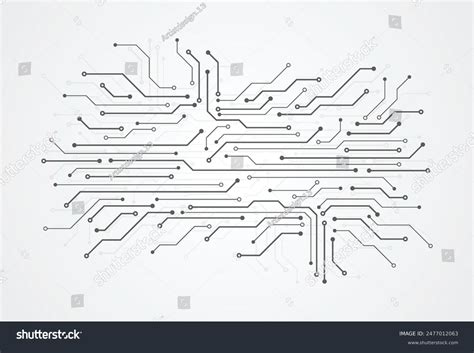 Abstract Digital Background Technology Circuit Board Stock Vector Royalty Free 2477012063