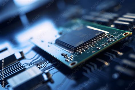 Central Computer Processors CPU Concept Motherboard Digital Chip Technology Science Background