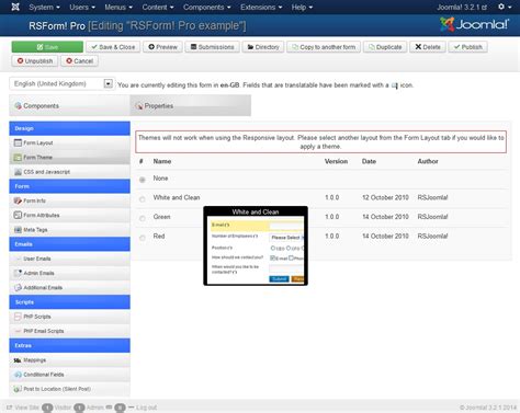 Joompaid Rsform Pro Joomla Form Builder And Manager 3 4 1