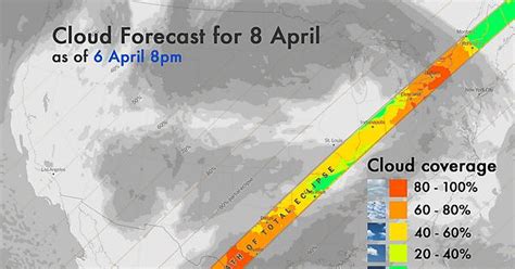 eclipse cloud forecast for eclipse as of 8pm 8 april album on imgur