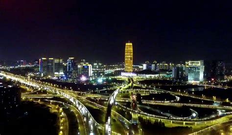 郑州正弘城夜景州正弘城州正弘城位置大山谷图库