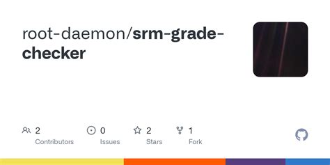 GitHub Root Daemon Srm Grade Checker