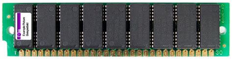 4mb fujitsu 30 pin simm fast page mode fpm ram parity 9 chips 80ns