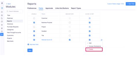 Custom Fields User Guide Zoho Expense