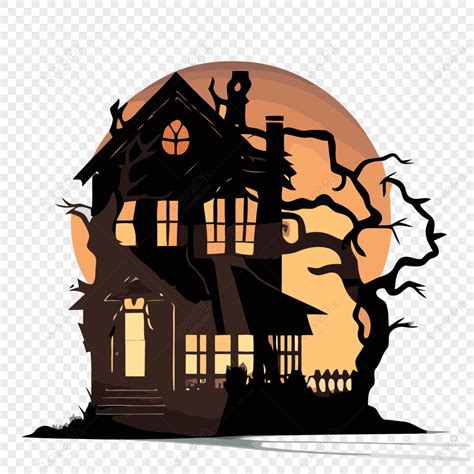 실루엣 하우스 벡터상표만화클립 아트 Png 일러스트 무료 다운로드 Lovepik