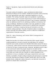 ICD CM Coding Guidelines Topics Docx Topic Symptoms Signs And Abnormal Clinical