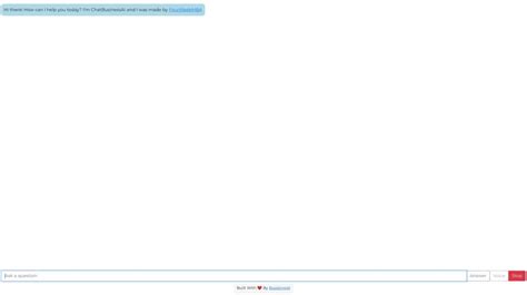 채팅비즈니스ai 채팅비즈니스ai는 광범위한 비즈니스 데이터를 활용하여 비즈니스 인사이트와 조언을 제공하는 Ai 챗봇입니다