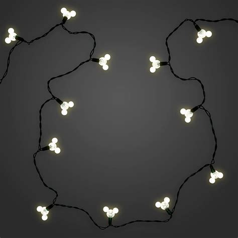 Your Wdw Store Disney String Lights Mickey Mouse Icons Clear