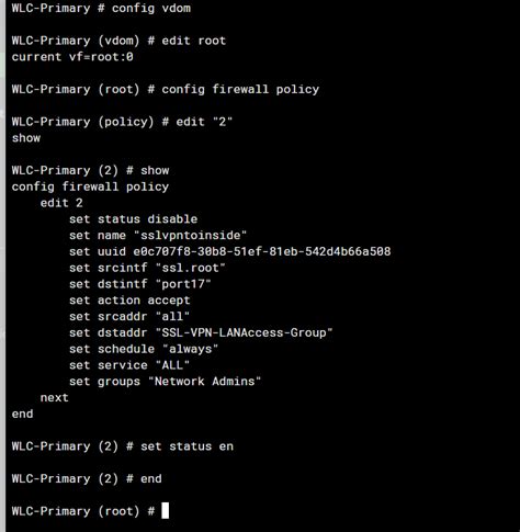 Technical Tip Not Possible To Create Firewall Pol Fortinet Community