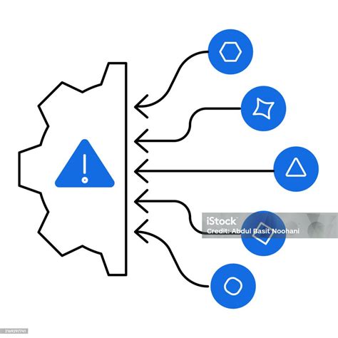 Problem Categorization Icon Design Represents Issue Classification Risk Management Problem