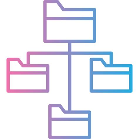 File System Generic Gradient Outline Icon