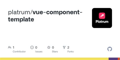 Github Platrumvue Component Template