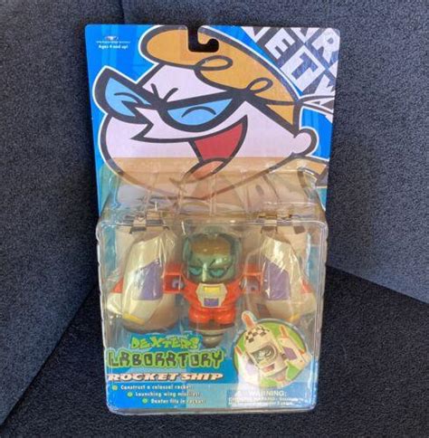 Dexters Laboratory Rocket Ship Action Figure 2000 Original Package Unopened 4545395830