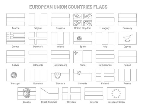 European Countries Flags