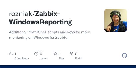 Github Rozniakzabbix Windowsreporting Additional Powershell Scripts And Keys For More