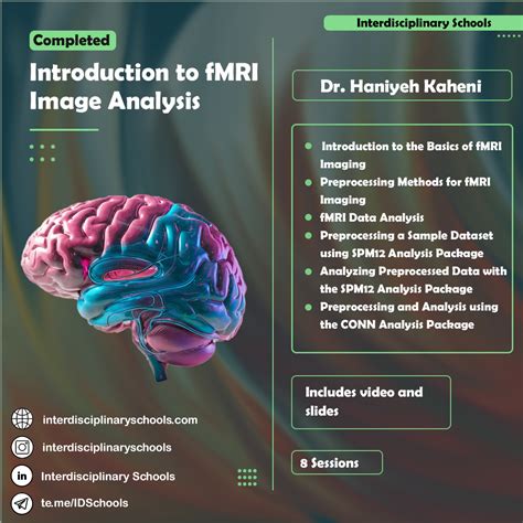 Introduction To Fmri Image Analysis Interdisciplinary Schools