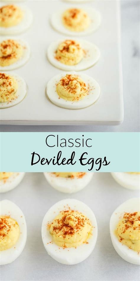 These Classic Deviled Eggs Are Easy To Make With Just A Few Simple