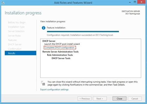 Install And Configure Dhcp Server On Windows Server 2012 R2 Technig