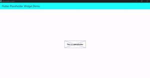 Placeholder Flutter GeeksforGeeks