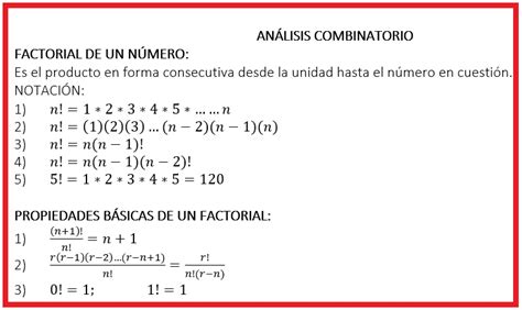 FACTORIAL DE UN NÚMERO PROPIEDADES Mundo Genial de la Matemática