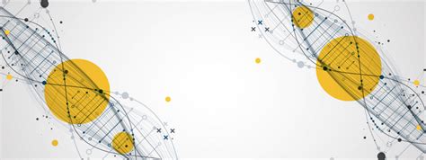 Abstract Dna Background With Plexus Effect Vector Image