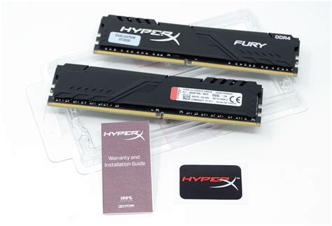 HyperX Fury DDR MHz CL X GB Review Packaging Contents TechPowerUp