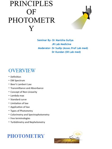 Photometry Pdf Spectrophotometry Ultraviolet Visible Spectroscopy