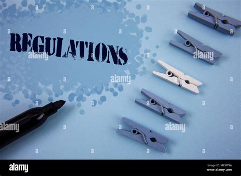 Writing Note Showing Regulations Business Photo Showcasing Rules Laws Corporate Standards