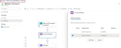 Parameters Are Linked Of Two Different Azure Logic App Standard Stack