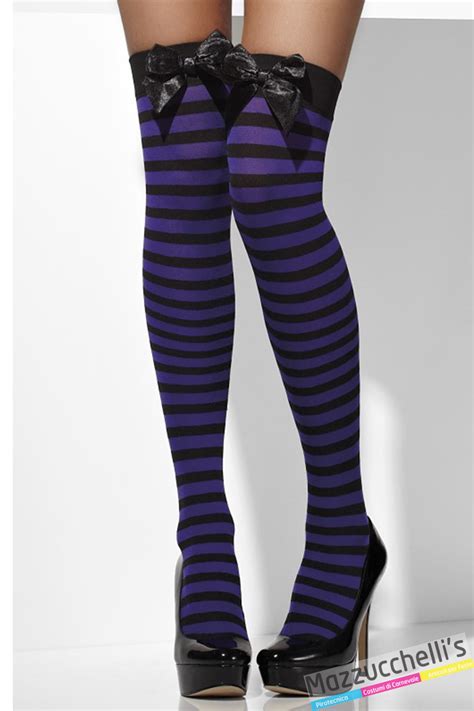 Autoreggenti Nere E Viola Con Fiocco In Vendita A Samarate Varese Da Mazzucchellis