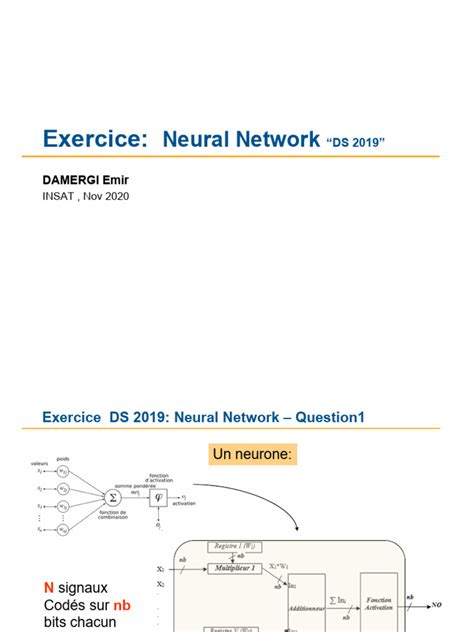 01 Ds 2019 Codesign Correction Ex1 Pdf Artificial Neural Network Systems Science