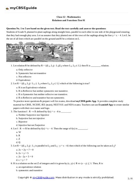 12 Math Relationandfunction Tp01 Pdf Function Mathematics