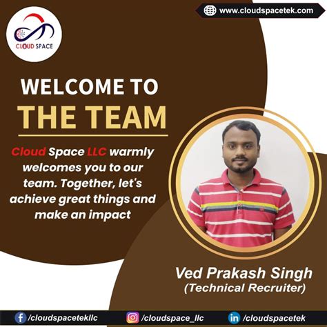 Cloud Space Llc On Linkedin Cloudspacellc Cloudspacewelcome Welcomeaboard Newemployee