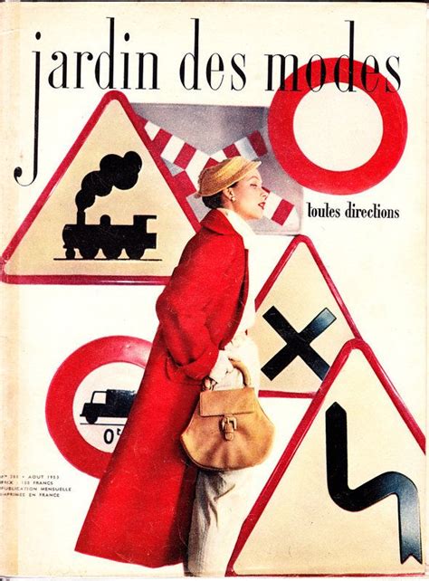 Jardin Des Modes Covers Love Magazine Fashion Magazine Cover Vintage Magazines