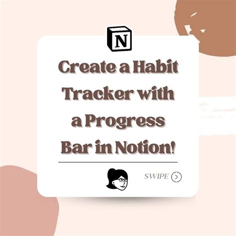 🌟 create a habit tracker with a progress bar in notion 🌟 want to level