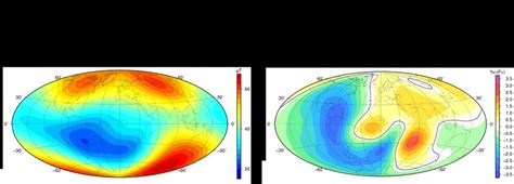The Current Geomagnetic Field Intensity And The Secular Variation Of Download Scientific