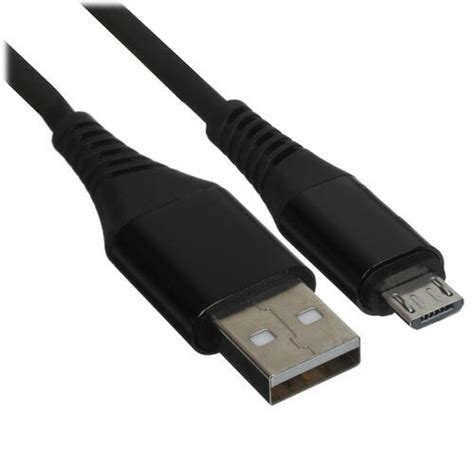 Купить Кабель круглый Dexp Micro Usb Usb 2 0 Type A черный 1 м в интернет магазине Dns