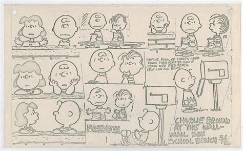 Peanuts Model Sheet Set Id Julypeanuts17517 Van Eaton Galleries