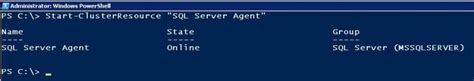 Fix Sql Server Agent On Windows Failover Cluster