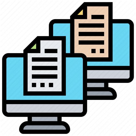 Backup Copy Data Duplication Transfer Icon