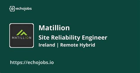 Matillion Is Hiring Site Reliability Engineer Ireland Remote Hybrid