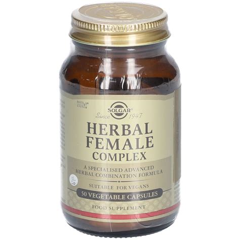 Solgar Herbal Female Complex 50 Pcs Redcare Pharmacie