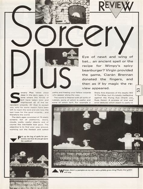 Atari St Sorcery Plus Scans Dump Download Screenshots Ads Videos Catalog Instructions Roms