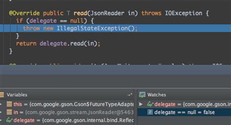 Gson Android Debugger Shows Inconsistent Values Hits Impossible