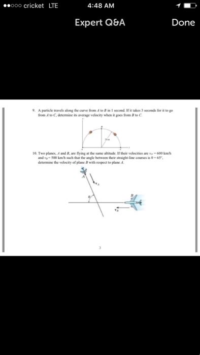 Solved A Particle Travels Along The Curve From A To B In Chegg