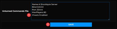 How To Enable Cheats On Your Unturned Server Knowledgebase Shockbyte