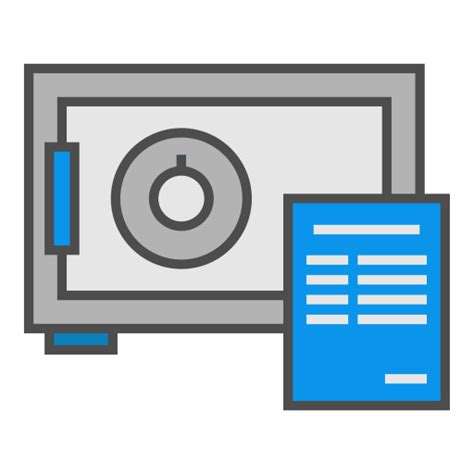 Safe Box Generic Outline Color Icon