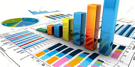 Colorful Bar Graph On A Piece Of Paper Illustrating Data Trends Performance And Business Metrics